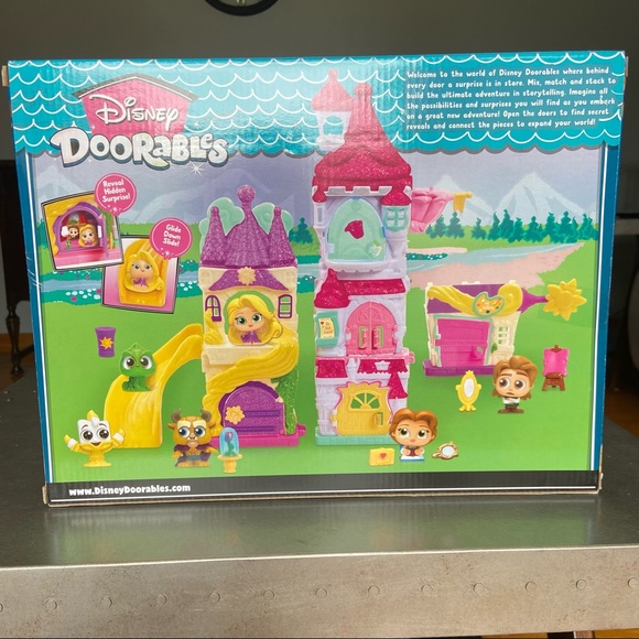 Disney | Toys | Nib Disney Doorables Enchanted Princess Playset Beast ...